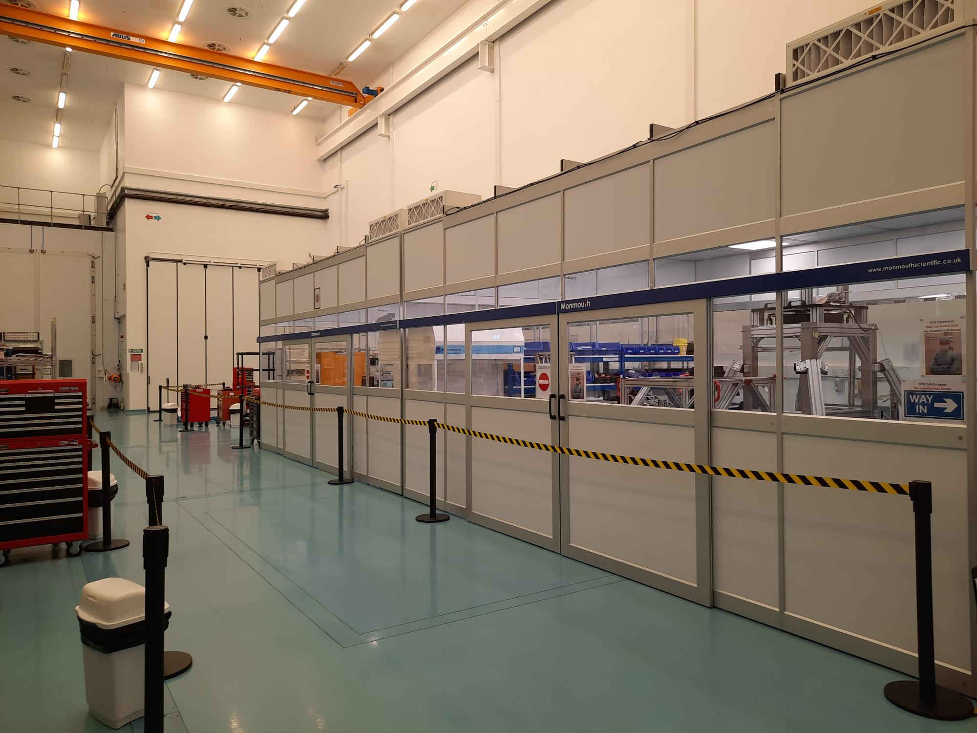 Surrey Satellite Technology | Cleanroom Case Study | Monmouth Scientific